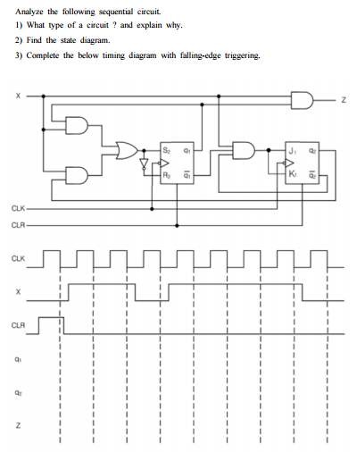 Solved Analyze the following sequential circuit. 1) What | Chegg.com
