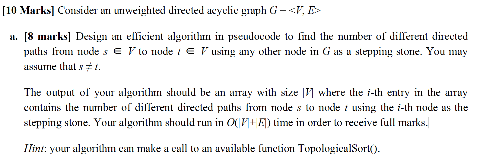 Please write the pseudocode or python code. Don't | Chegg.com