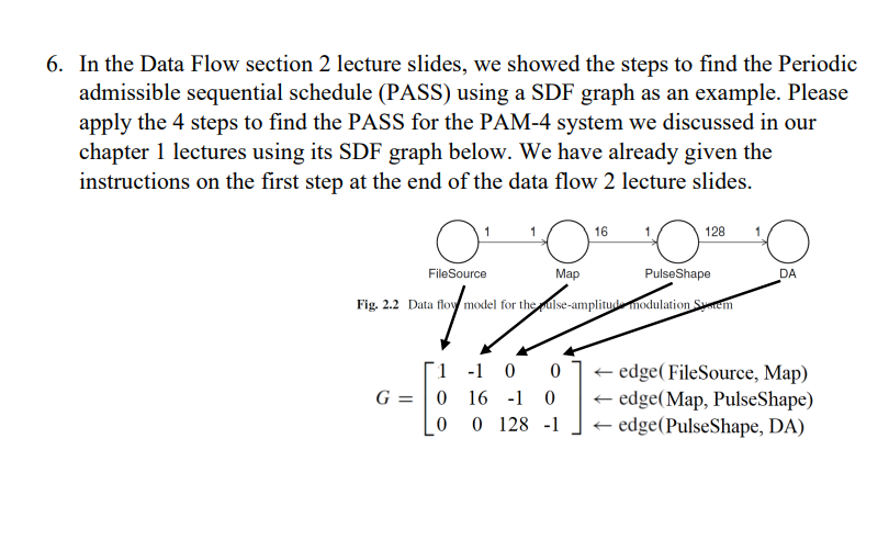 6. In the Data Flow section 2 lecture slides, we | Chegg.com