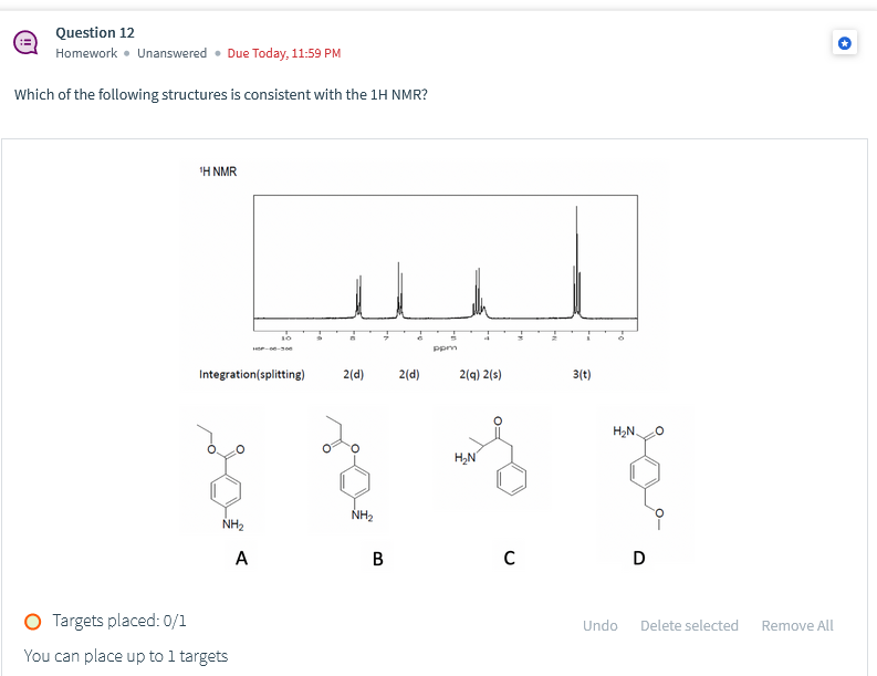 Solved Which Of The Following Structures Is Consistent With