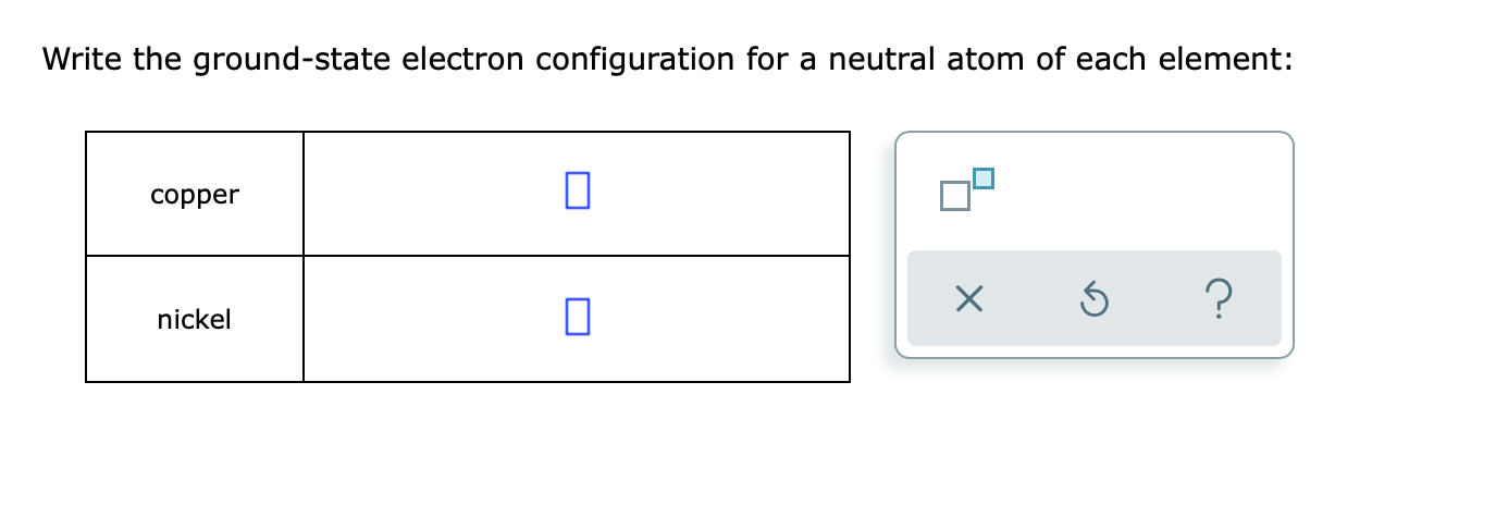 Solved Write the ground-state electron configuration for a | Chegg.com