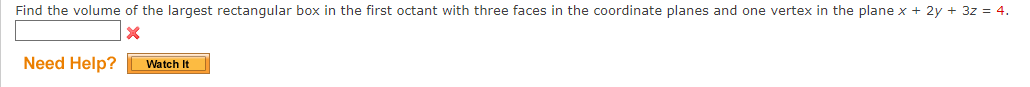 Solved Find the volume of the largest rectangular box in the | Chegg.com