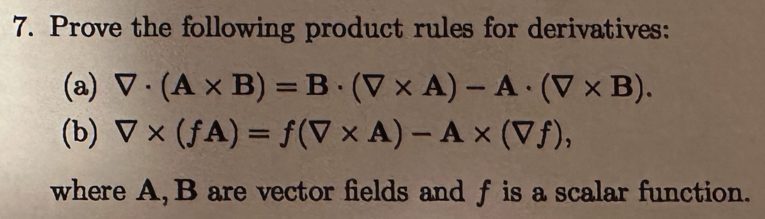 Solved Prove the following product rules for derivatives: | Chegg.com