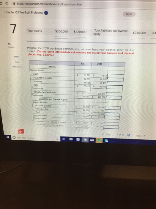 Solved Chapter 03 Pre-Built Problems Just Dew it Corporation | Chegg.com