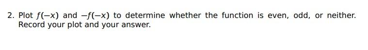 Solved 1. Plot only one of the following toolkit functions: | Chegg.com
