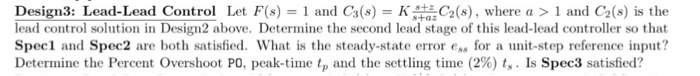 Solved Consider the standard unity-feedback system shown | Chegg.com