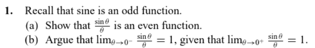 Solved Recall that sine is an odd function. (a) Show that | Chegg.com