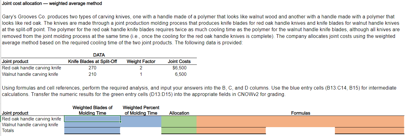 Solved Joint cost allocation – weighted average method | Chegg.com