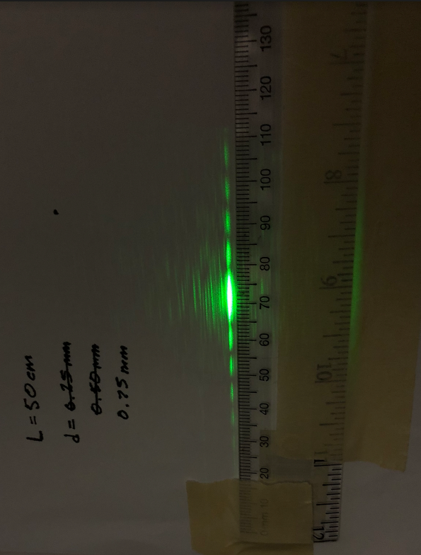 Solved How do I calculate the fringe separation??? | Chegg.com