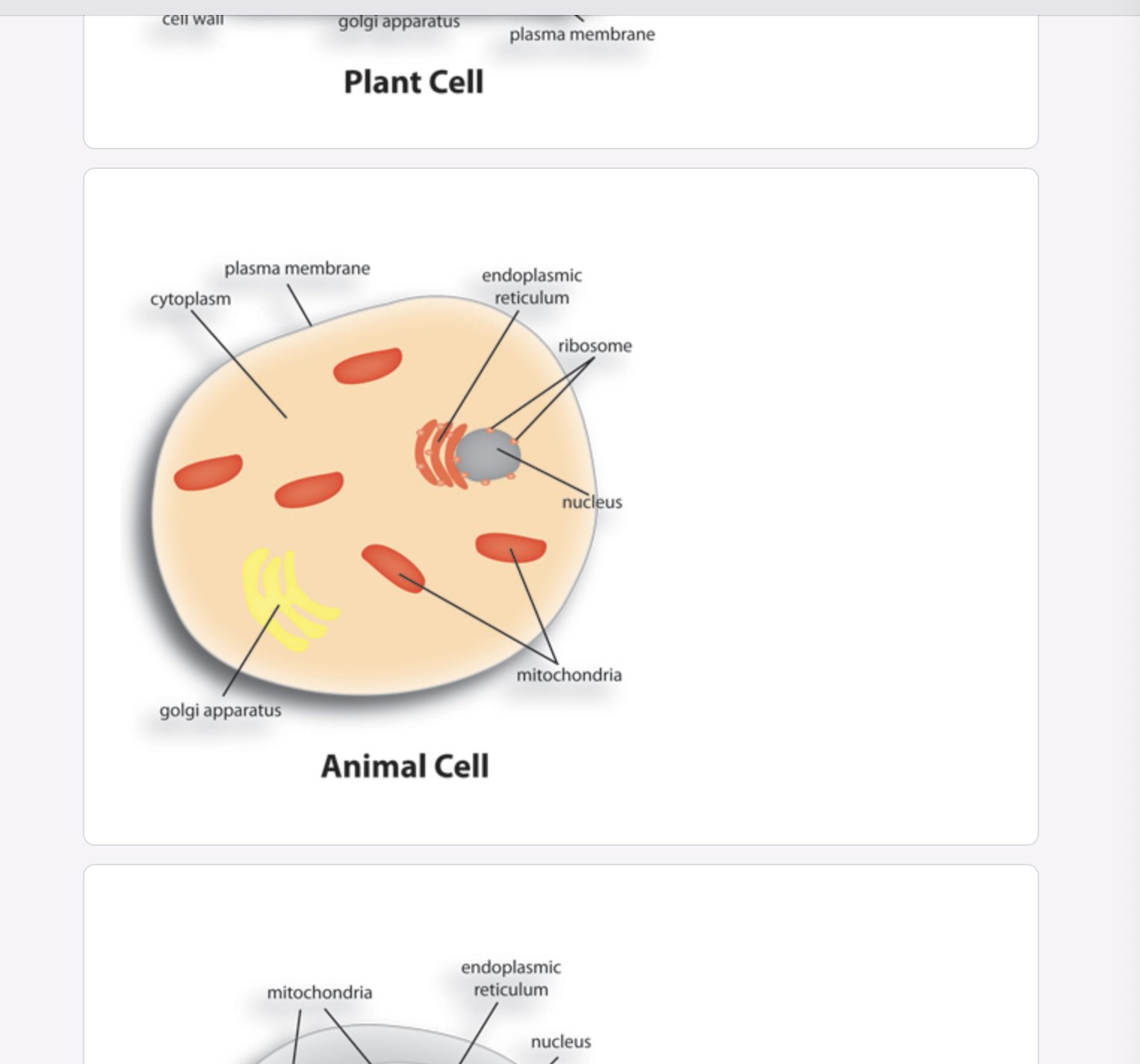 Solved Sort the cell structures shown in Figure 2.5 into | Chegg.com