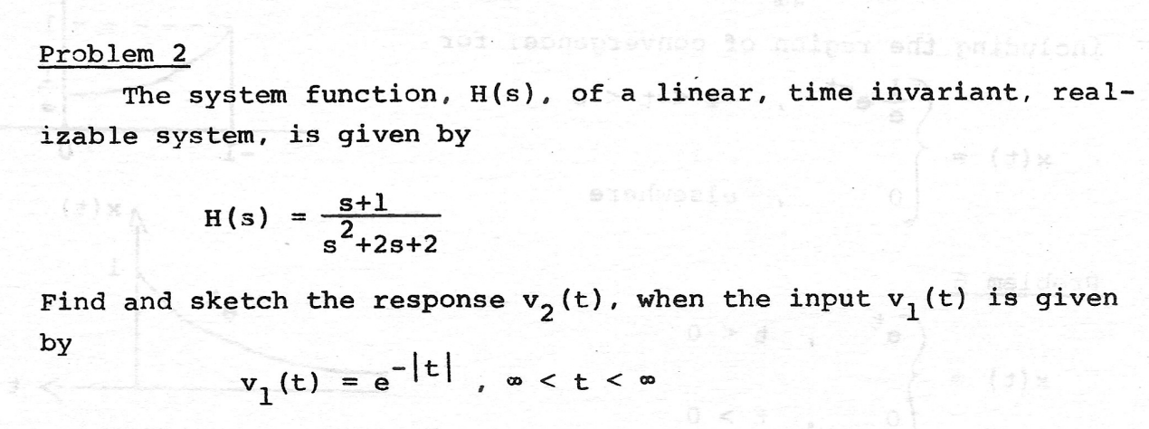 Solved The system function, H(s), of a linear, time | Chegg.com