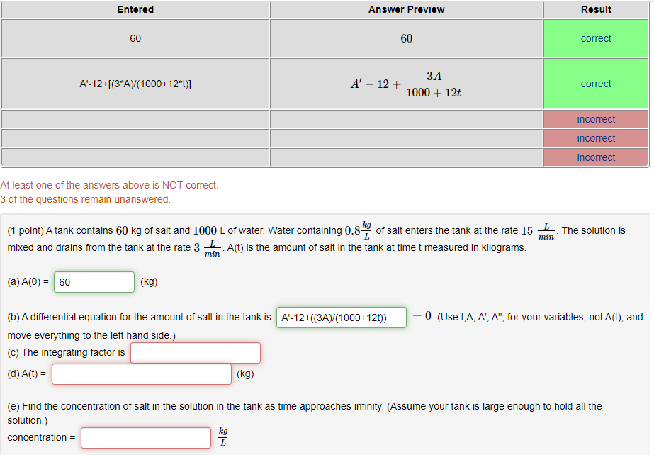 Solved Entered Answer Preview Result 60 60 correct | Chegg.com