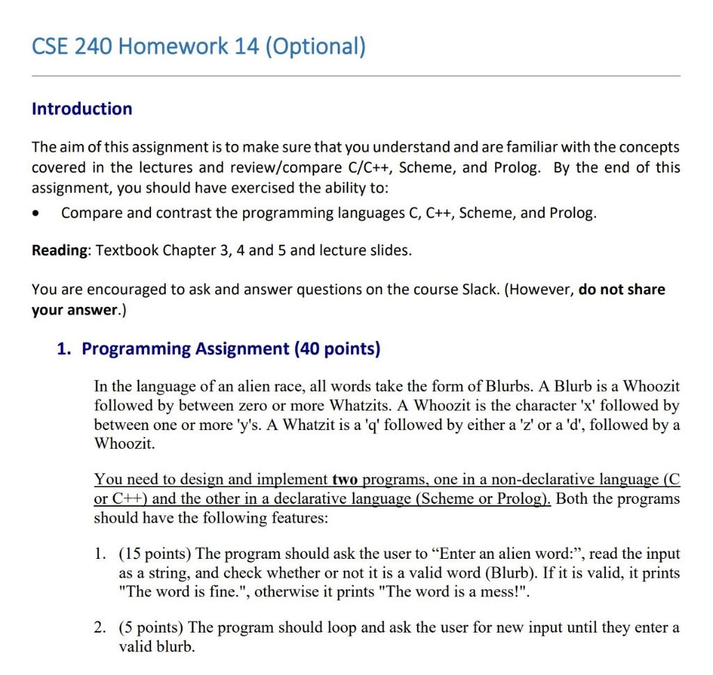 Solved troduction Ie aim of this assignment is to make sure | Chegg.com