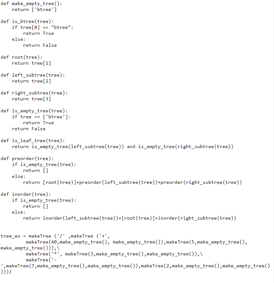 Solved A binary tree ADT is provided for this exercise. The | Chegg.com
