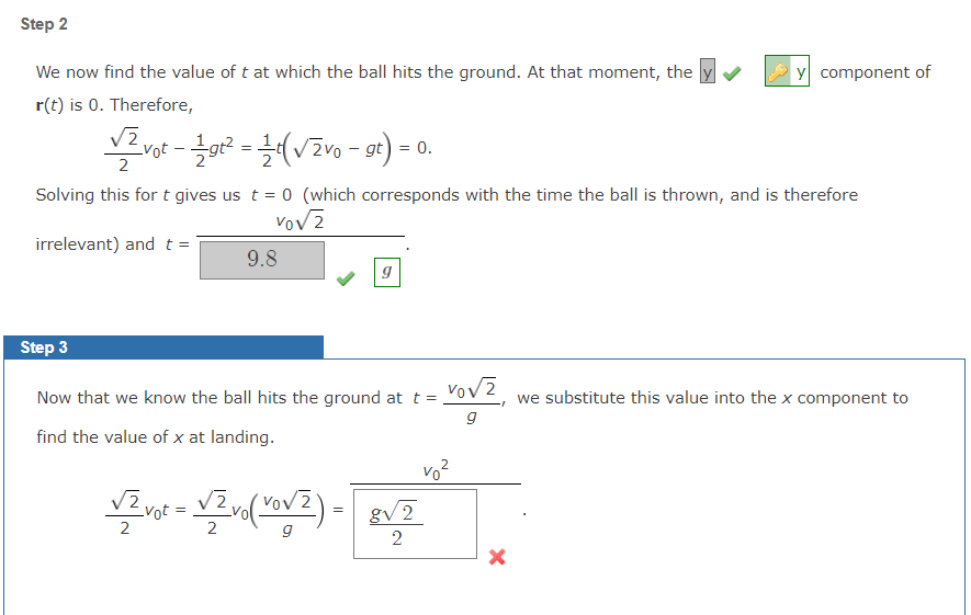 Solved A ball is thrown at an angle of 45° to the ground. If | Chegg.com