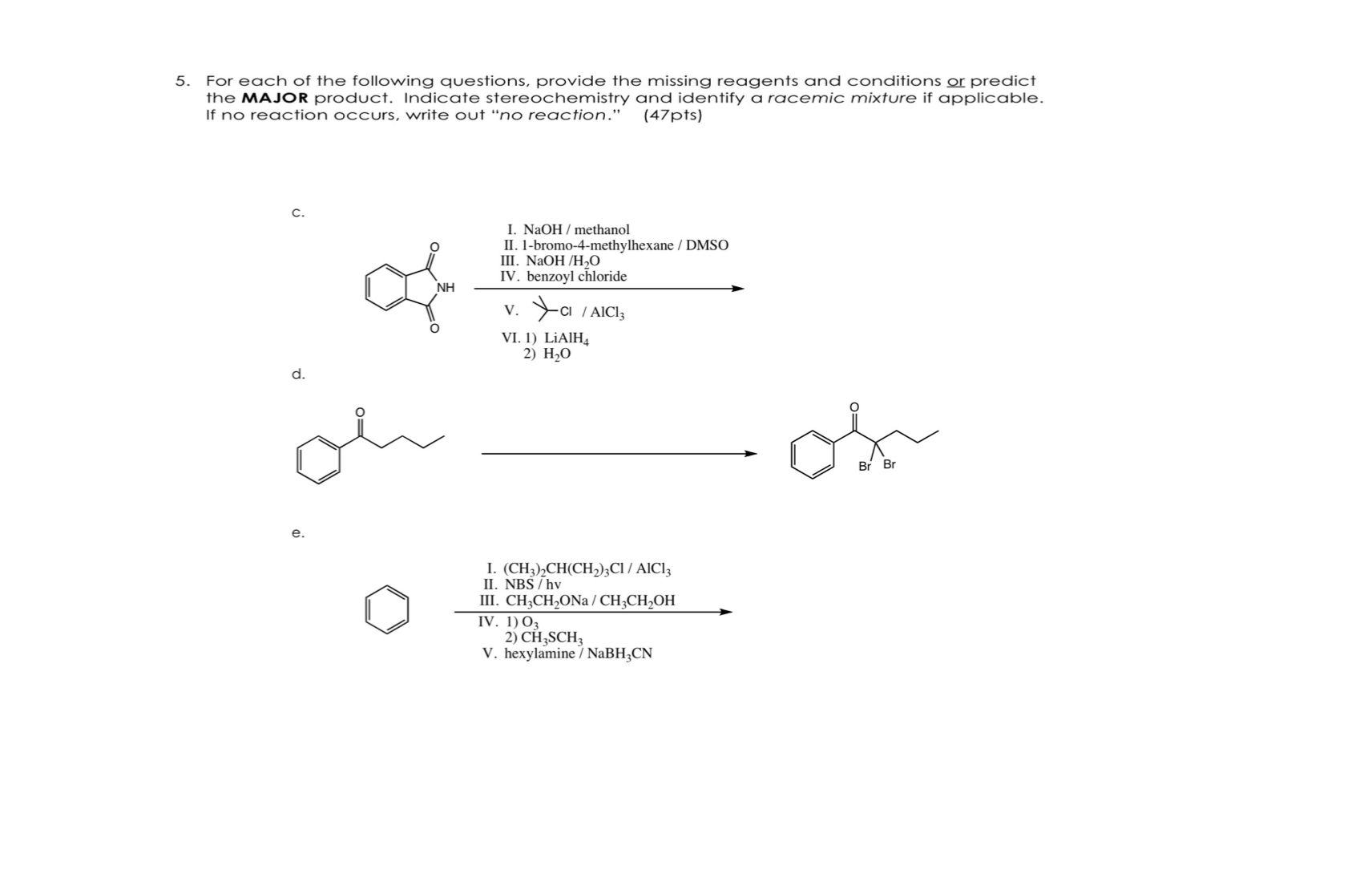 Solved For each of the following questions, provide the | Chegg.com