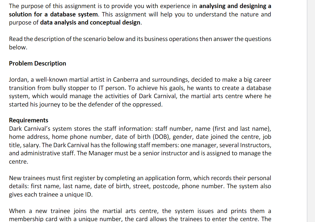 The purpose of this assignment is to provide you with | Chegg.com