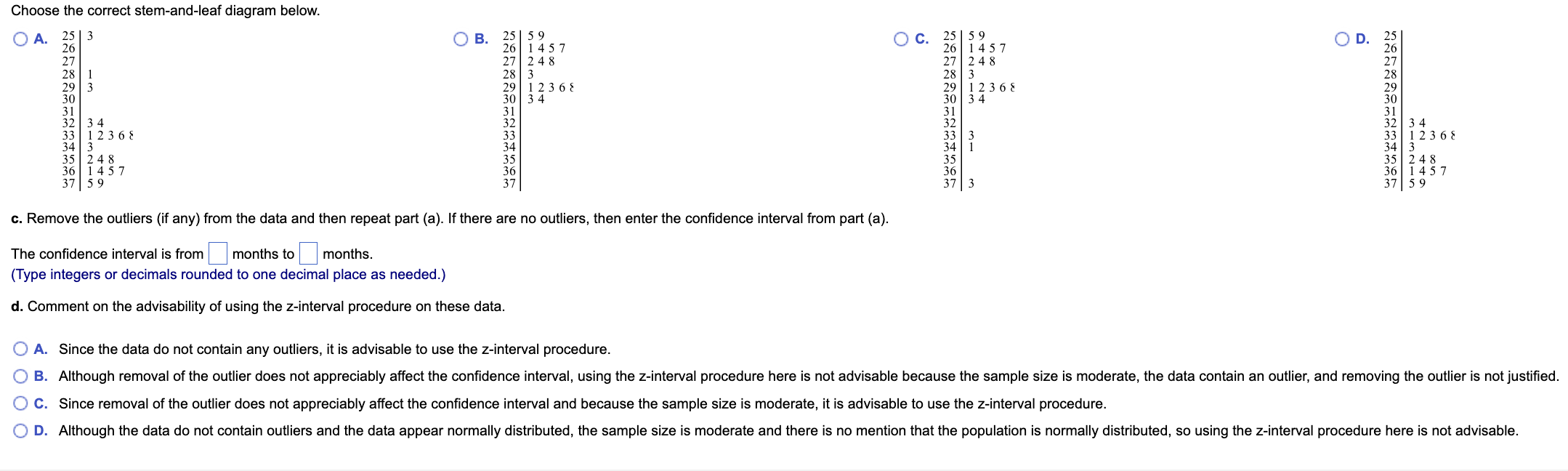 Solved A random sample of 20 maximum sentences for murder | Chegg.com