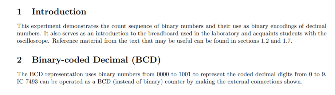 Solved 1 Introduction This Experiment Demonstrates The Count