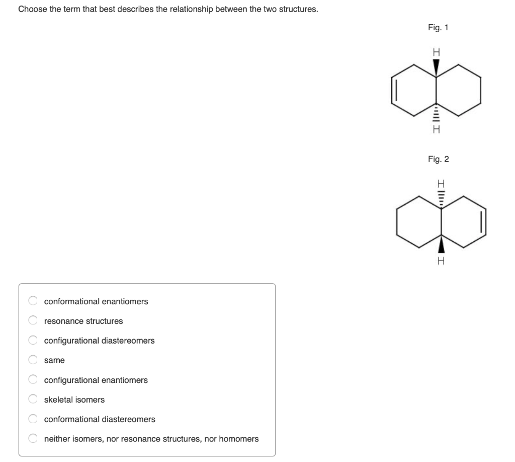 Solved Choose the term that best describes the relationship | Chegg.com