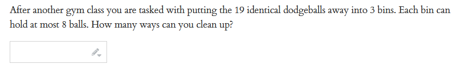 Solved After another gym class you are tasked with putting | Chegg.com