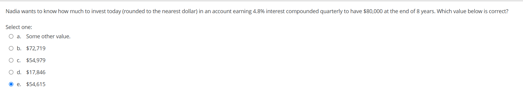 Solved Nadia wants to ﻿know how much to ﻿invest today | Chegg.com