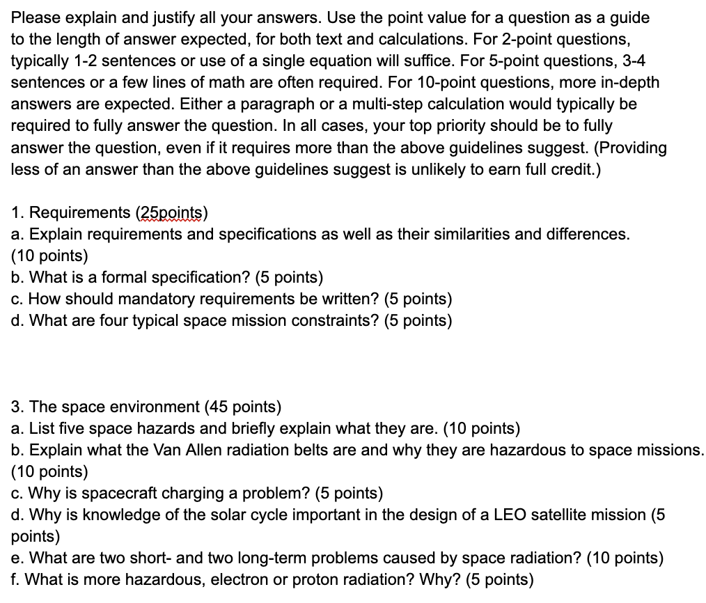 Solved Please explain and justify all your answers. Use the | Chegg.com