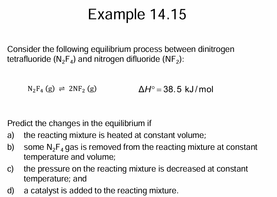 Solved Consider the following equilibrium process between | Chegg.com