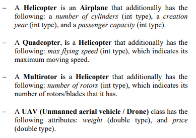 Solved Part I Various flying objects can be described as | Chegg.com