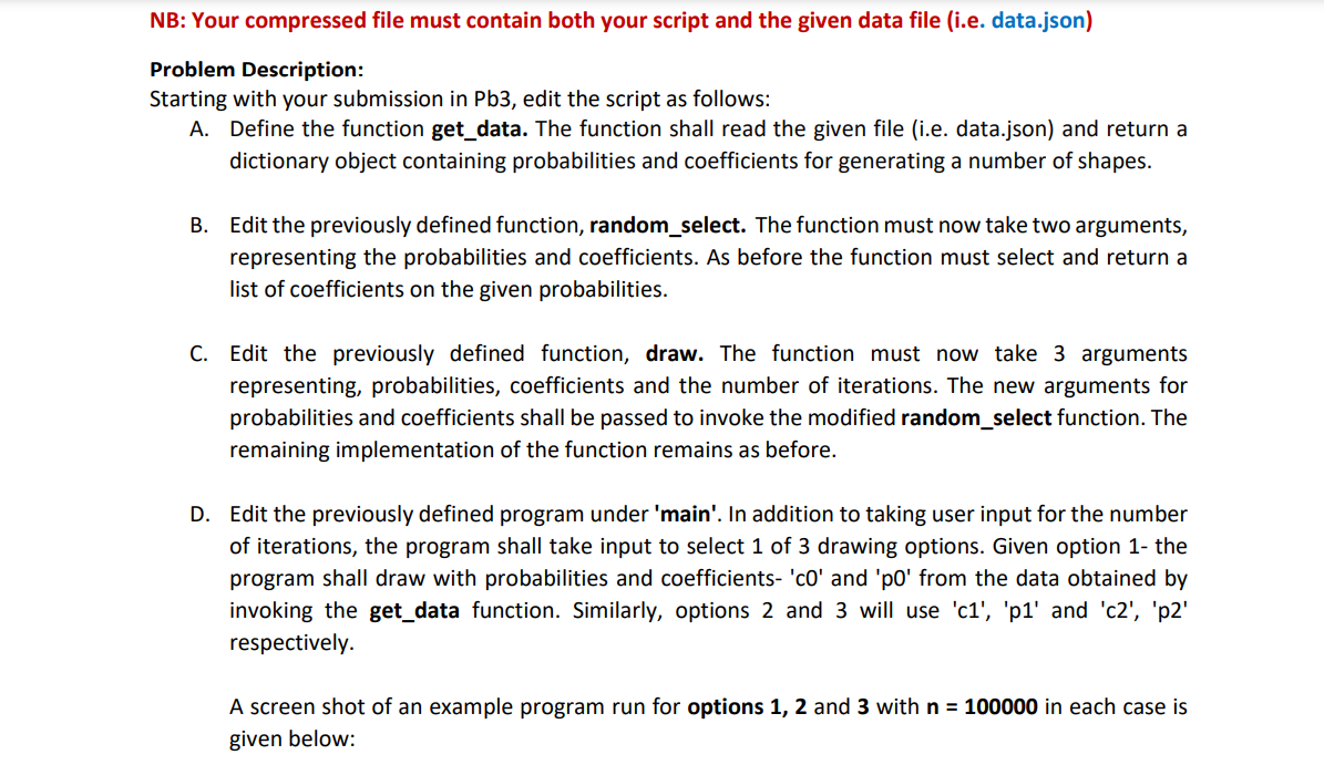 Solved Nb Your Compressed File Must Contain Both Your