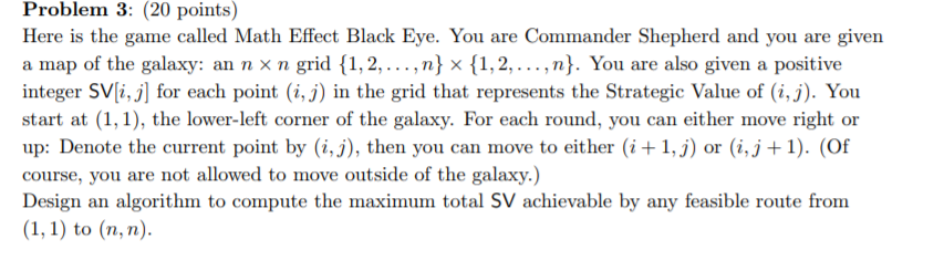 Solved Problem 3: (20 points) Here is the game called Math | Chegg.com