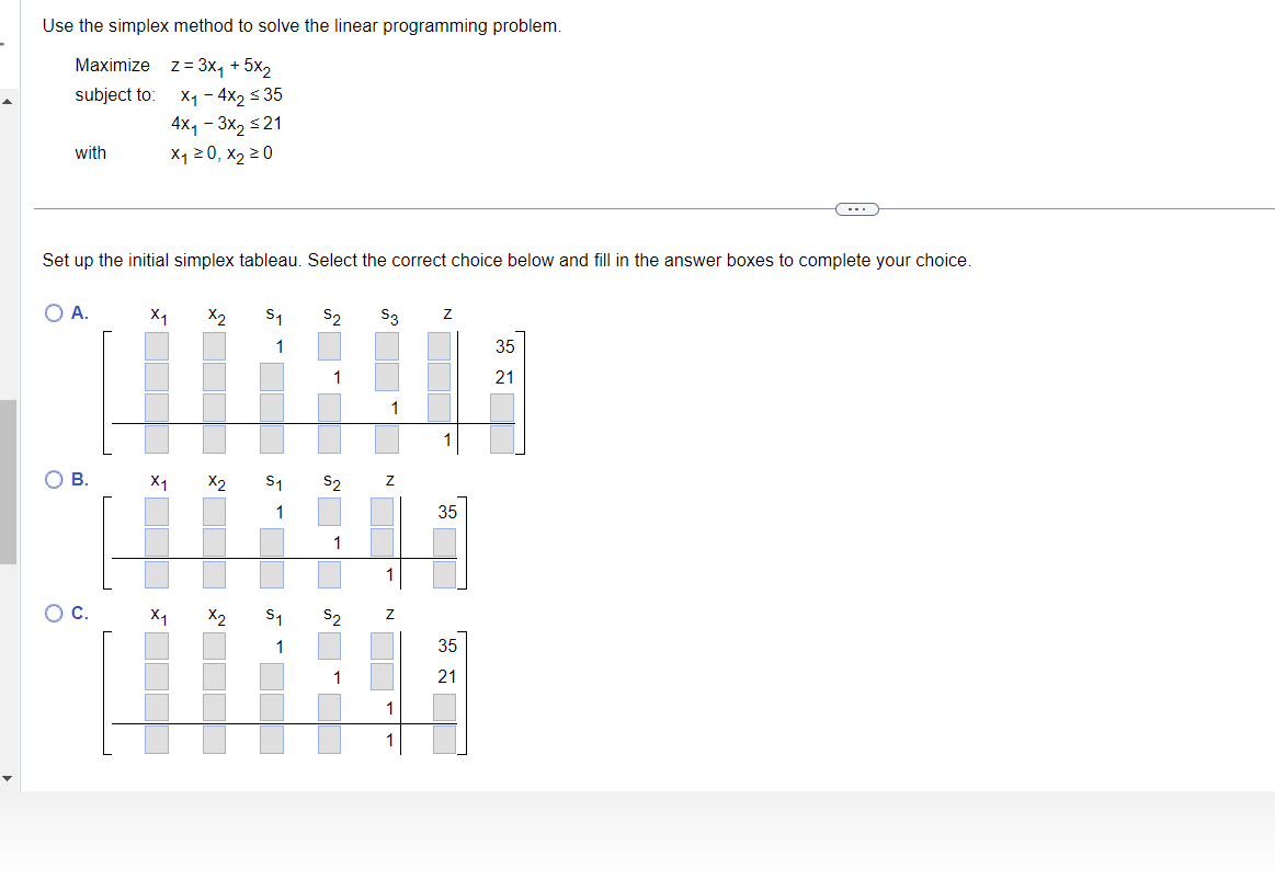 Solved Use The Simplex Method To Solve The Linear 