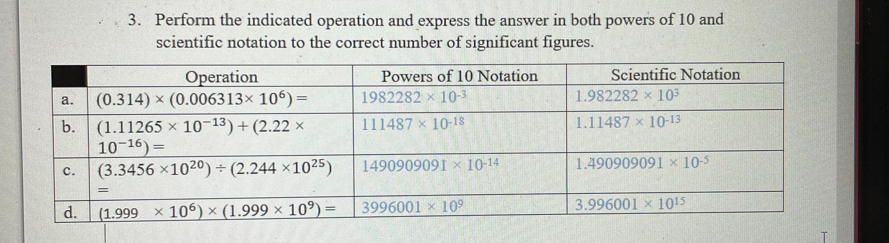 Solved 3 Perform The Indicated Operation And Express The