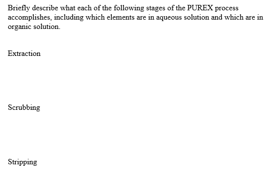 Solved Briefly describe what each of the following stages of | Chegg.com