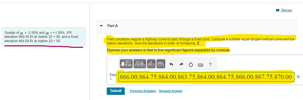 Solved Your submission doesn't have the correct number of | Chegg.com