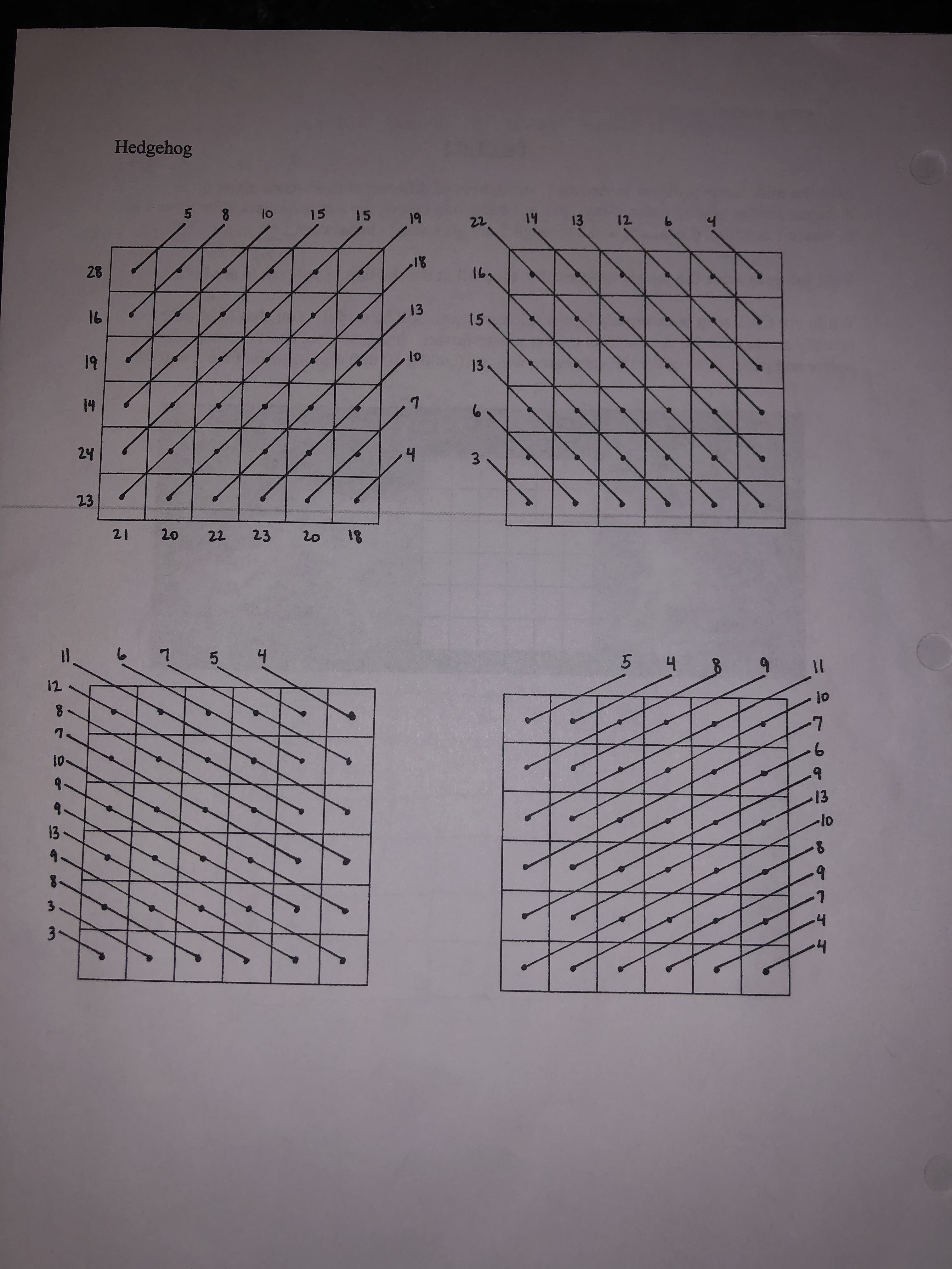 I need to fill in the grid with the correct numbers | Chegg.com