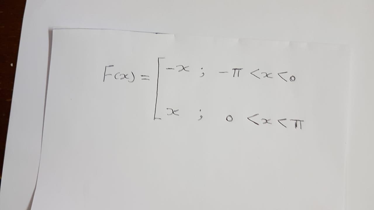 Solved Find Fourier Series Expansion For A Function