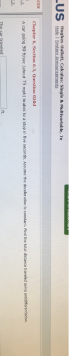 Solved Hughes-Hallett, Calculus: Single & Multivariable, 7e | Chegg.com