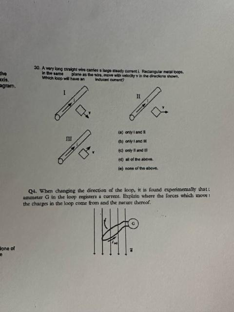 Solved The five separate figures below involve a cylindrical | Chegg.com