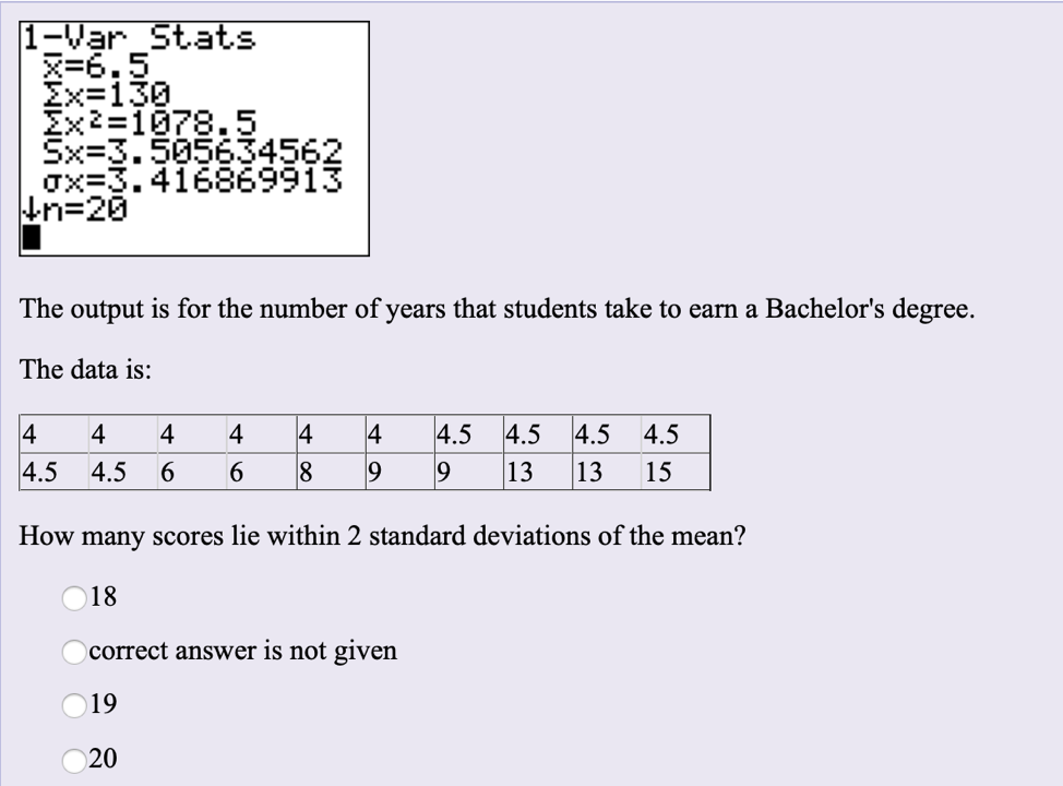 Solved 1=Var Stats ՄՈՒ-1Ւ1:IL Ուր || * է 14 |ԼՌՉՈՒ՞Լ | ՈՉ– 1 | Chegg.com