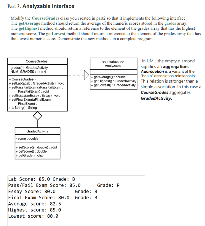 Solved Part 1:Essay Class Design an Essay class that | Chegg.com