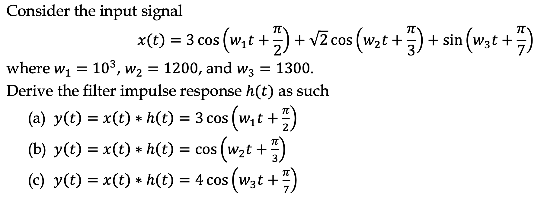 Solved Please solve by using Fourier Transform and show the | Chegg.com