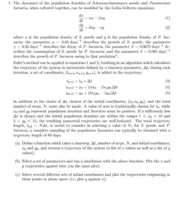 Solved Please Use Python 3 And Use Matplotlib And Numpy If 2529