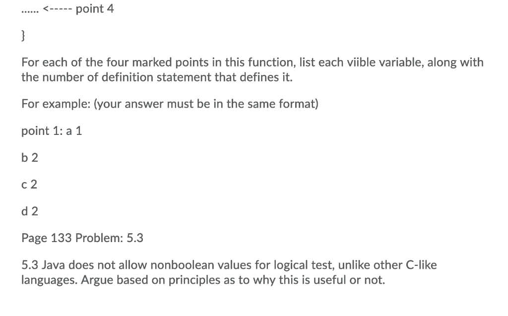 Solved point 4 For each of the four marked points in this | Chegg.com