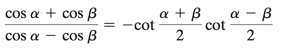 Solved \\( \\frac{\\cos \\alpha+\\cos \\beta}{\\cos | Chegg.com