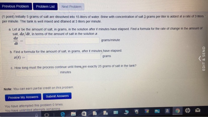 Solved Previous ProblemProblem List Next Problem (1 point) | Chegg.com