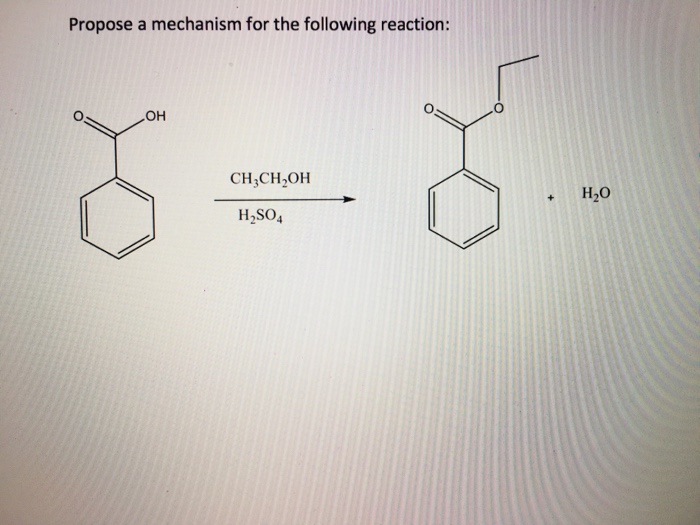 Solved Propose a mechanism for the following reaction: OH | Chegg.com