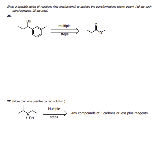 Solved Show the detailed mechanism for each of the following | Chegg.com