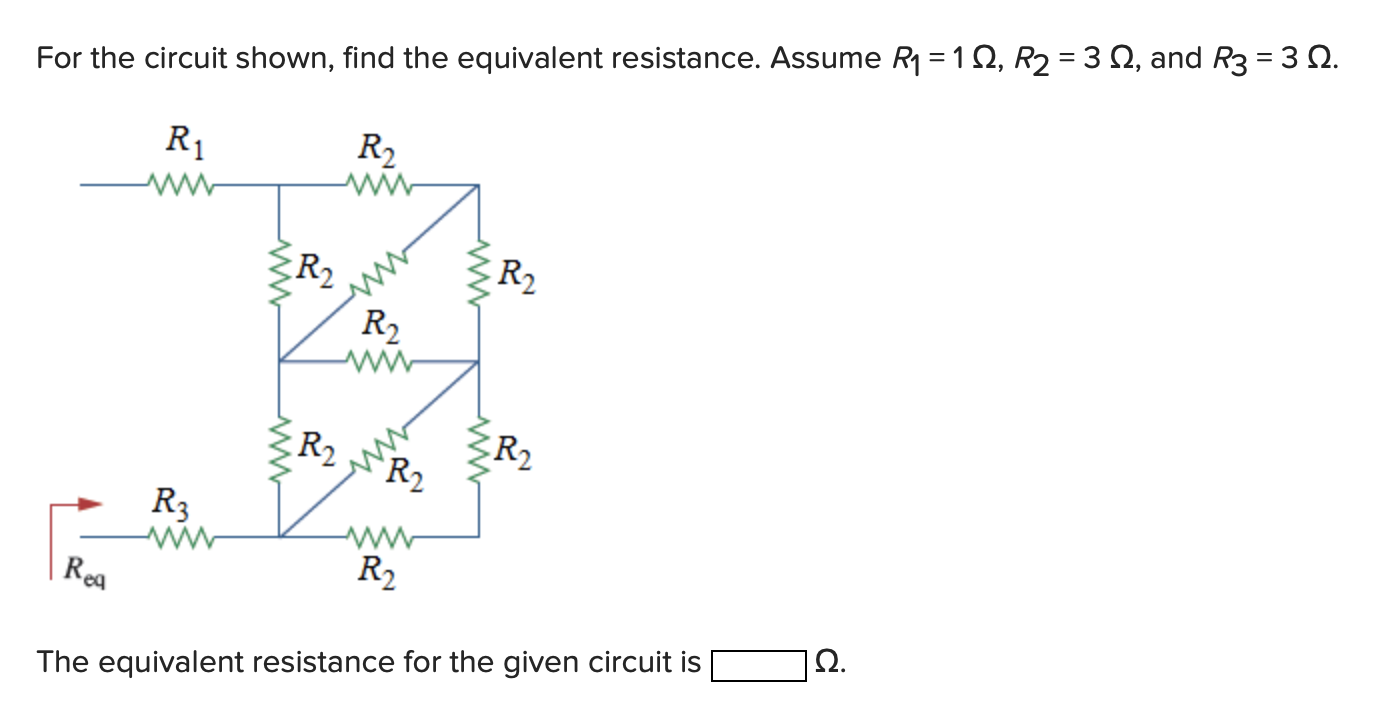 Solved For the circuit shown, find the equivalent | Chegg.com