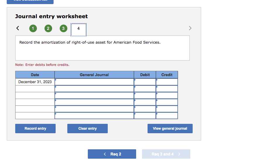 Prepare an amortization schedule for the four-year | Chegg.com